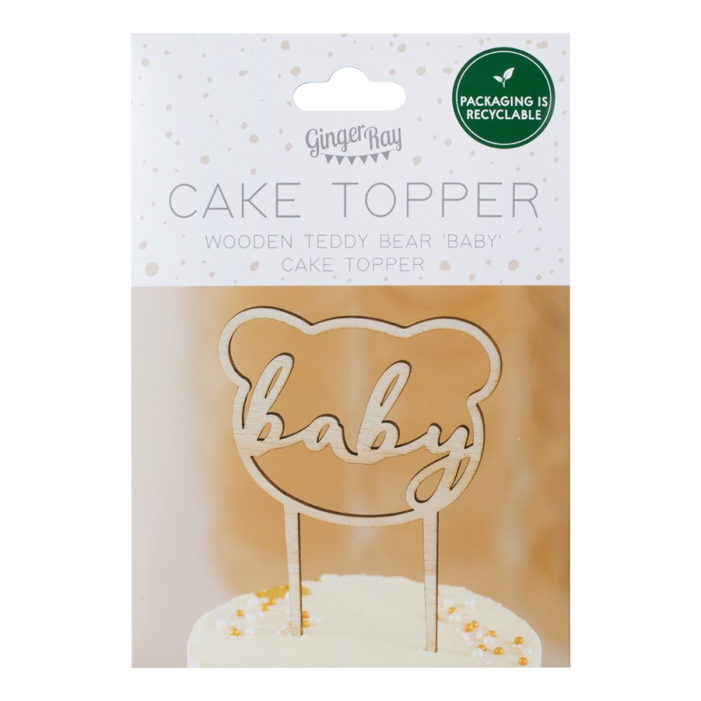 Teddy Bear 'baby' Cake Topper – Planet Bounce