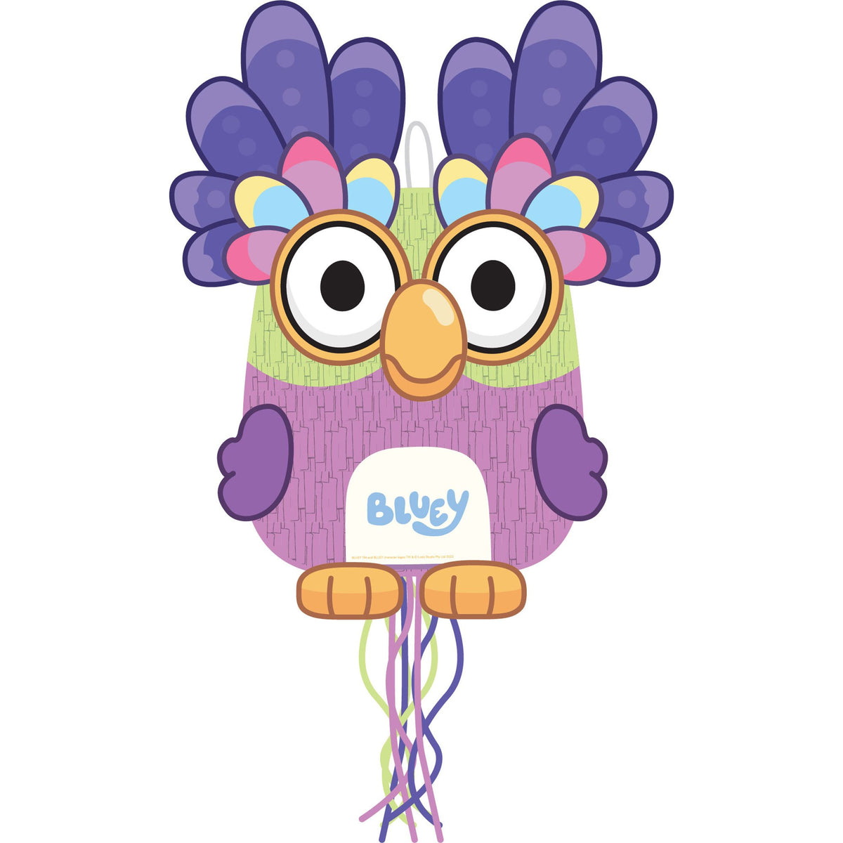 Bluey Chattermax 2D Expandable Pull String Pinata – Planet Bounce