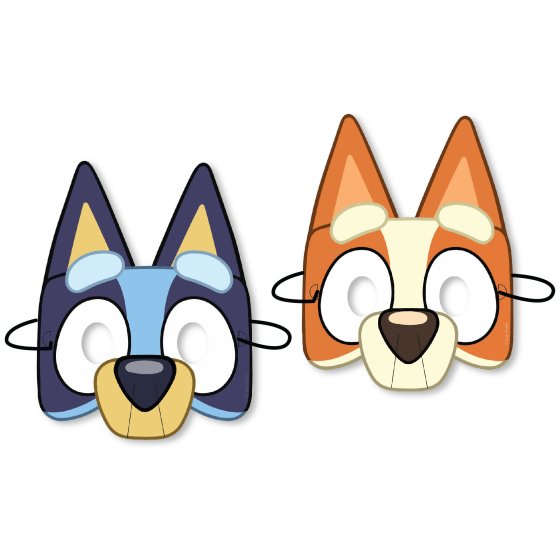 BLUEY & BINGO FACE MASKS – Planet Bounce