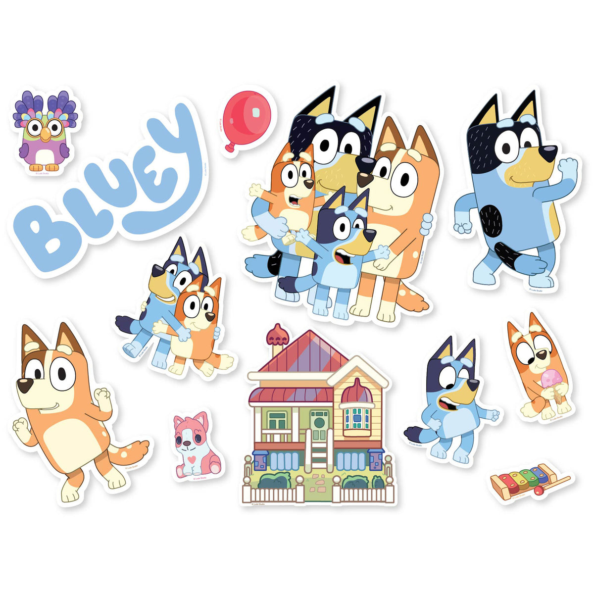 BLUEY CUT OUTS – Planet Bounce