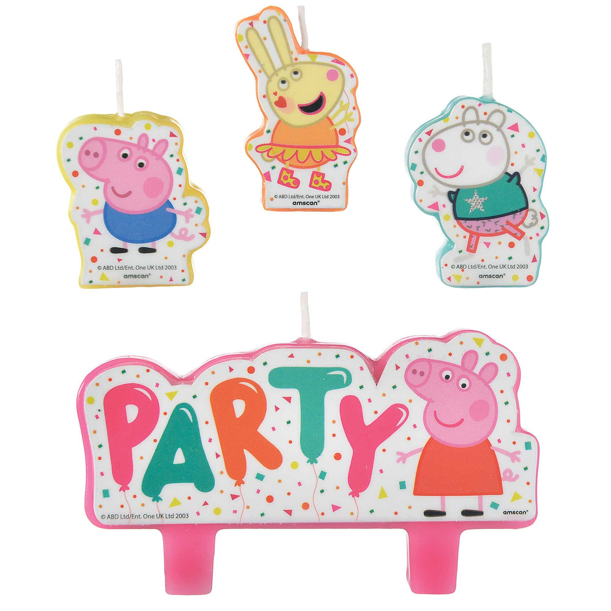 PEPPA PIG CONFETTI PARTY CANDLE SET – Planet Bounce