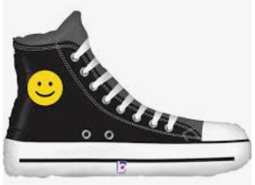 SuperShape Foil - SHOE WITH SMILEY FACE – Planet Bounce