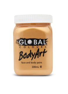 Body Art Face & Body Paint - METALLIC GOLD 200ml – Planet Bounce