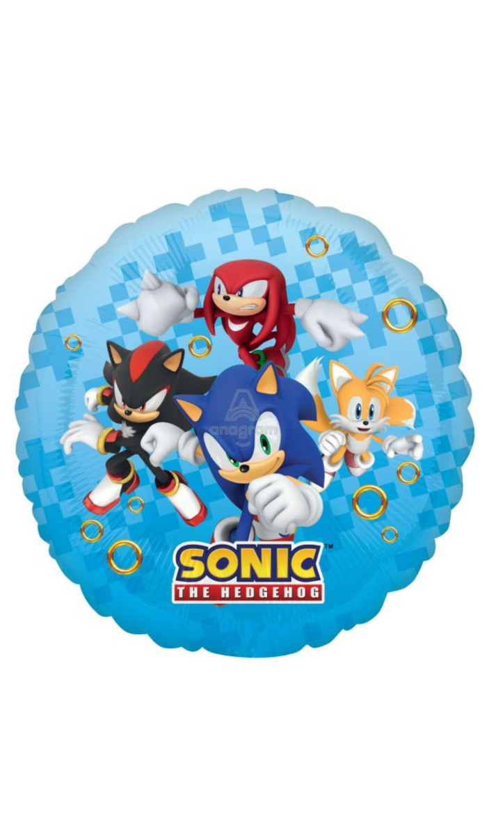 45cm Foil Balloon - Sonic the Hedgehog – Planet Bounce